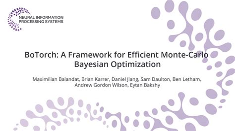 Maximilian Balandat Brian Karrer Daniel Jiang Sam Daulton Benjamin