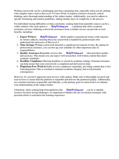 Ilm Level 3 Course Work Pdf Leadership Learning