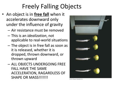 Ppt Chapter 3 Free Fall Motion Powerpoint Presentation Free Download