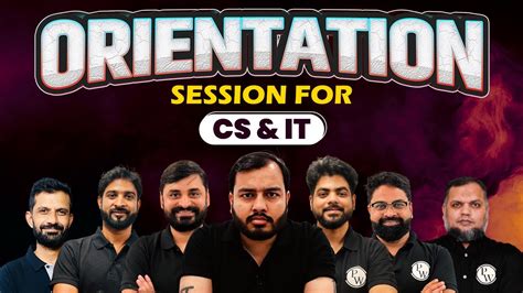Orientation Session Computer Science And It Youtube