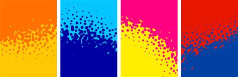 다채로운 라운드 스프레이 그라데이션 하프톤 도트 배경과 텍스트를 위한 공간 0명에 대한 스톡 벡터 아트 및 기타 이미지 0명