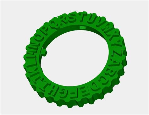 3d Printer Files 3mf File Caesar Cipher Decoder Creality Cloud