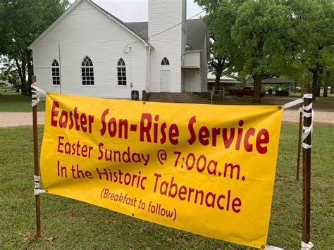 Easter Son Rise Service Dew Methodist Church Dew Texas Teague 20