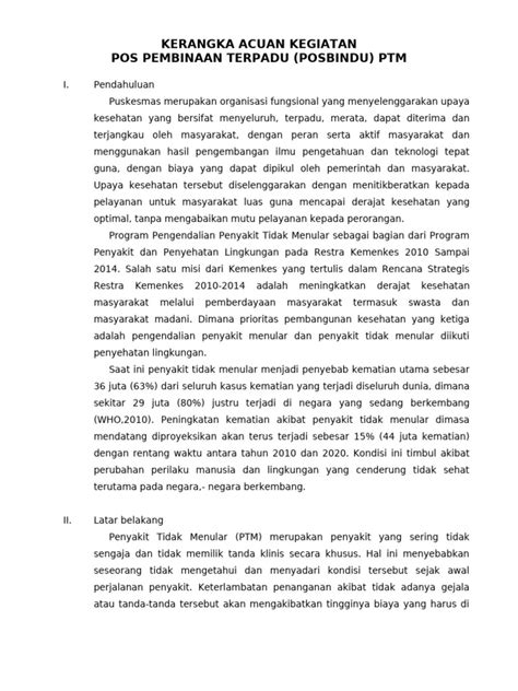 Posbindu Ptm Pdf