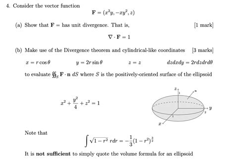 Solved Consider The Vector Function Chegg