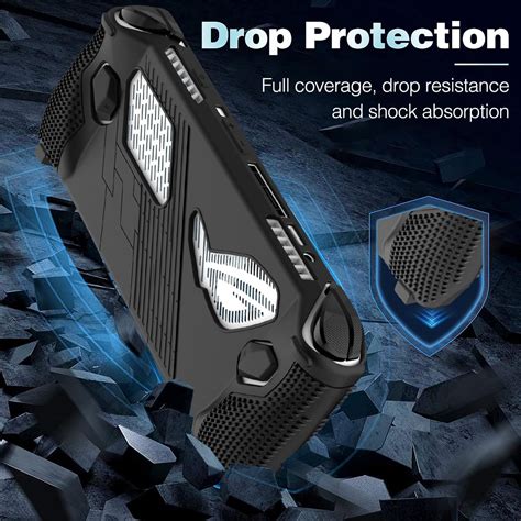 Prociv Silicone Protective Case With 2 Pair Thumb Grips For Asus Rog