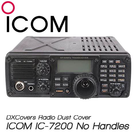 Icom Ic 7200 Dx Covers Radio Dust Cover Prism Embroidery