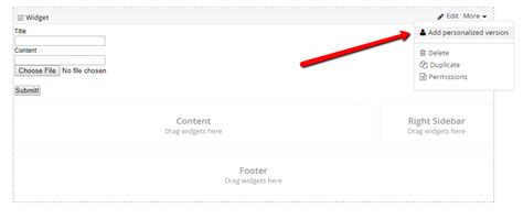 personalize custom webforms widgets progress community