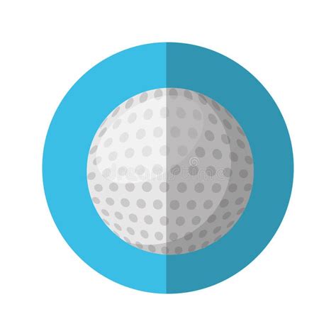 Icono De La Bola Del Deporte Del Golf Ilustración Del Vector