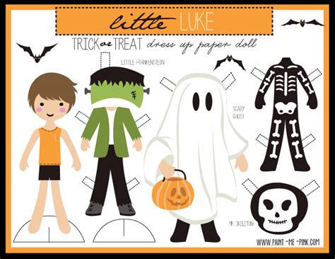 Free Halloween Paper Dolls Printable Download Free Halloween Paper
