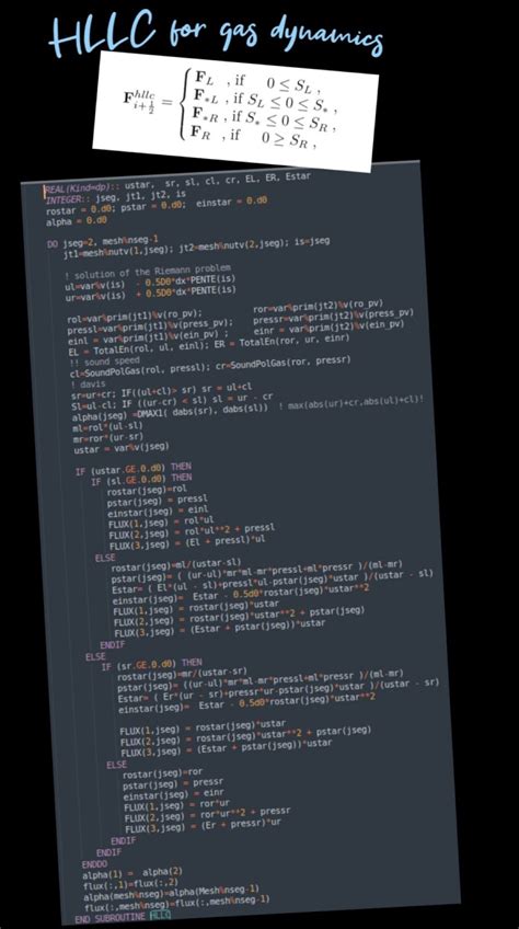 Kseniya Ivanova Phd On Linkedin The Approximate Hllc Riemann Solver