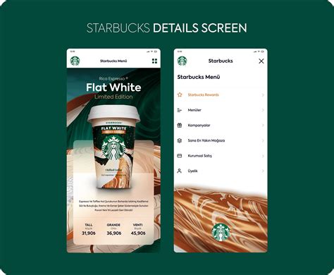 starbucks app ui ux re design on behance