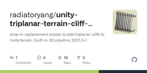 Issues · Radiatoryangunity Triplanar Terrain Cliff Shader · Github