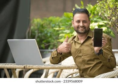 India Man Laptop Blank Screen Images Stock Photos D Objects Vectors Shutterstock