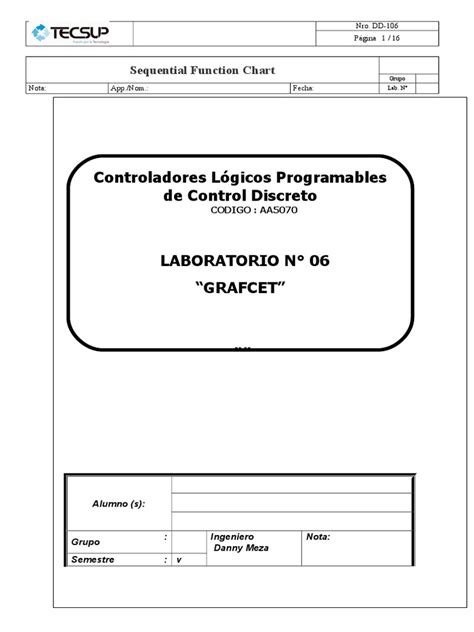 Plc Pdf Controlador Lógico Programable Ingeniería Informática