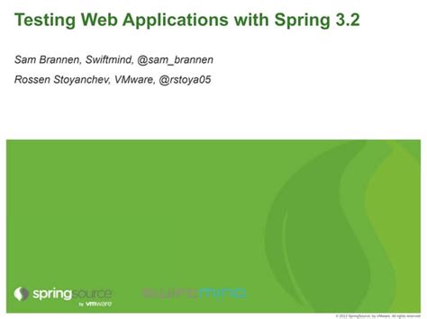 testing web apps with spring framework 3 2 pdf