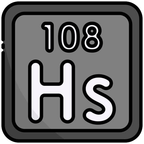 Hassium Generic Outline Color Icon