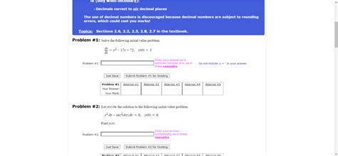 Solved Decimals Correct To Six Decimal Places The Use Of Chegg Com