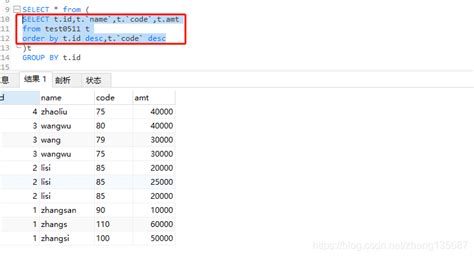 Mysql的group By是根据排序第一条来取数的group By会按照排序顺序取值吗 Csdn博客