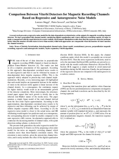 Pdf Performance And Sensitivity Analysis Of Maximum Likelihood