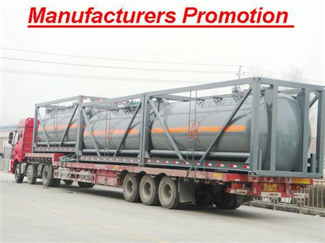 Class 3 Toxic Chemical 20ft Iso Tank Container Storage Sihcl3 Ticl4
