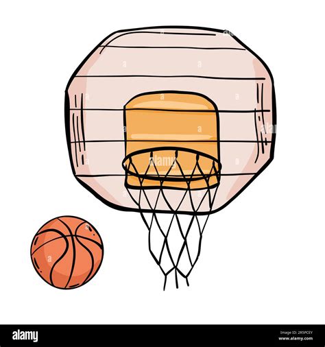 Basketball Net With Backboard Is An Illustration Of A Complex Basketball Net Including The