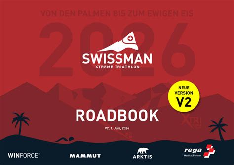 Roadbook 2026 Swissman Xtreme Triathlon