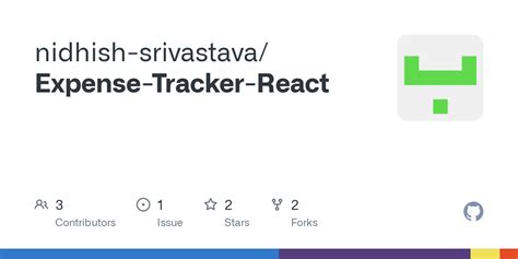 Github Nidhish Srivastavaexpense Tracker React