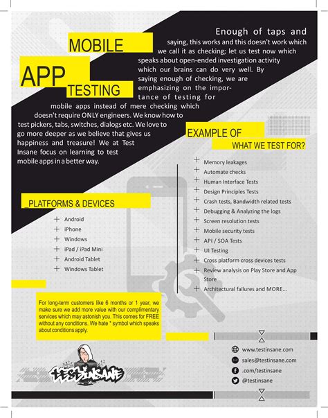 Test Insane Mobile App Testing Infographic Facts