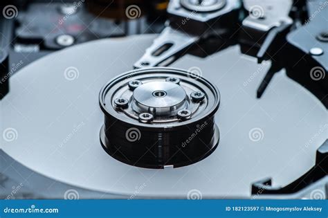 Computer Device Hdd Hard Disk Stock Image Image Of Electronic Macro 182123597