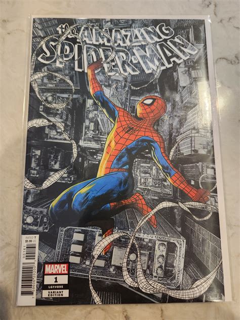 Amazing Spider Man 1 Travis Charest 1 25 Variant Comic Books