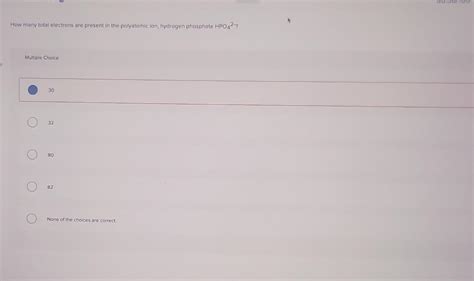Solved How Many Total Electrons Are Present In The