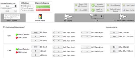 DS110DF111 CDR Not Locked Using 10GBASE ZR SFP Transceivers Interface Forum Interface TI