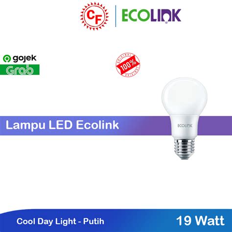 Jual Lampu LED Ecolink Bohlam Bulb 19 Watt Putih 19W 19 W 19Watt Shopee Indonesia
