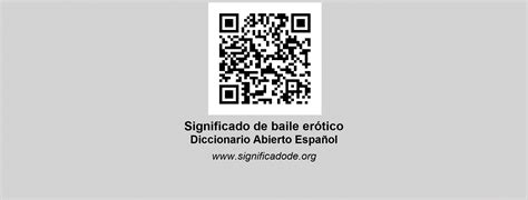 Baile Er Tico Diccionario Abierto De Espa Ol