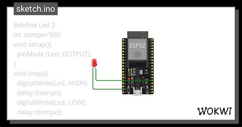 Práctica 1 Wokwi Esp32 Stm32 Arduino Simulator
