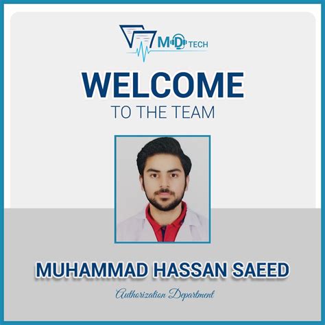 md tech on linkedin we are pleased to announce the joining of muhammad