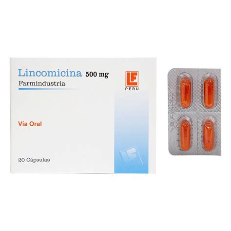 Lincomicina 500mg Capsula Caja X20und Farmacenter