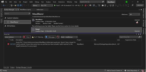 Versioning My Maui Android App Raise Multiple Errors Issue Dotnet Maui GitHub