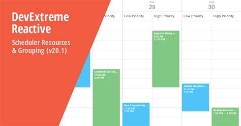 Devextreme React Scheduler — Resources And Grouping V201