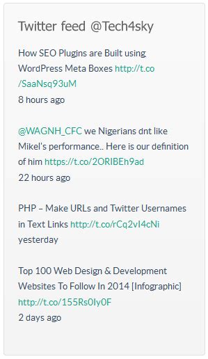Create A Twitter Widget With The Latest Twitter Api Envato Tuts