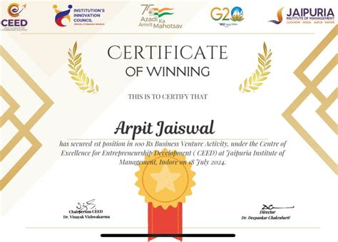 Arpit Jaiswal On Linkedin Pgdmfinance Entrepreneurship Businessplan