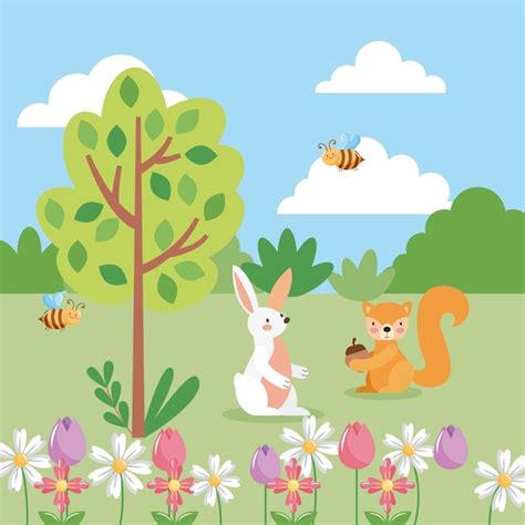 Premium Vector Flower Forest Vector