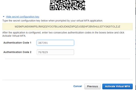 Setting Multi Factor Authentication Aws Cloud And Virtualization