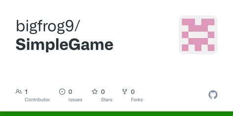 GitHub Bigfrog SimpleGame