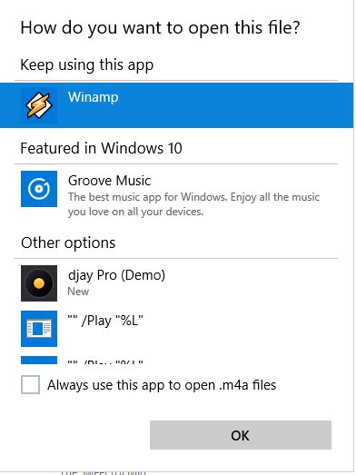 Erroneous Open With Options When Opening Files Windows 10 Forums