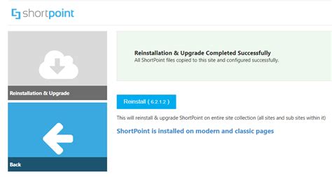 Upgrade Step 3 Run Reinstallation And Upgrade From Shortpoint Spfx
