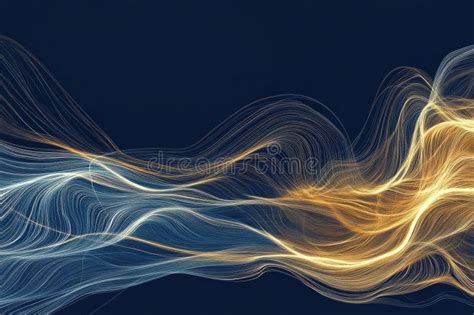 Abstract Minimalistic Fire And Energy Flow For Creative Design Stock