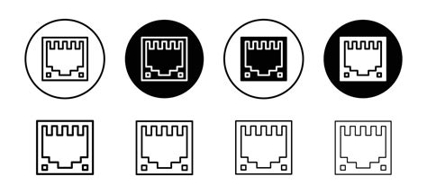 Tcp Icon Set Collection Tcp Outline Flat Icon 47482957 Vector Art At