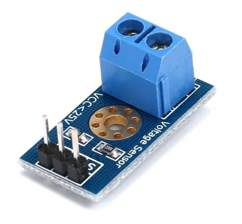 Módulo Sensor De Tensão Voltagem 25v Cc Para Arduino Robobuilders Produtos Sistemas E Automação